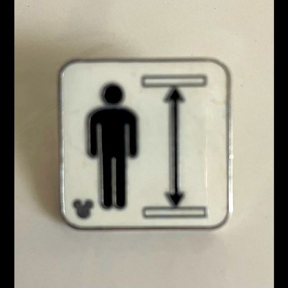 Disney | Accessories | Disney Hight Requirement Hidden Mickey Pin Map ...